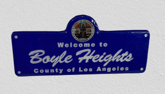 Boyle Heights Street Signs Lamp Post Boyle Heights Street Sign Street